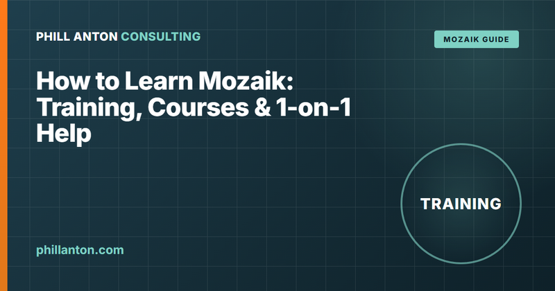How to Learn Mozaik: Training, Courses & 1-on-1 Help – Phill Anton ...