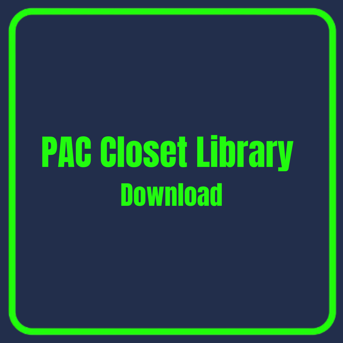 PAC Mozaik Closet Library (Download) – Phill Anton Consulting